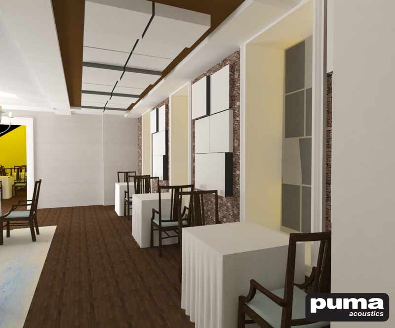La correzione acustica nei ristoranti - Puma Acoustics
