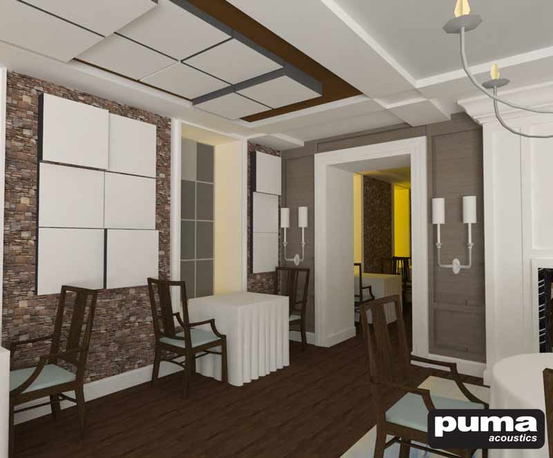 La correzione acustica nei ristoranti - Puma Acoustics