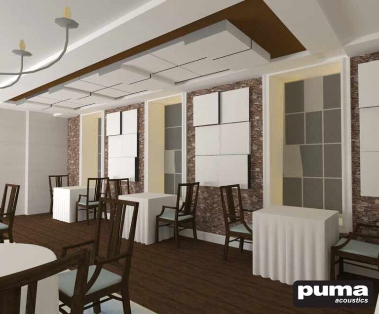 La correzione acustica nei ristoranti - Puma Acoustics
