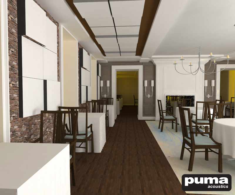 La correzione acustica nei ristoranti - Puma Acoustics
